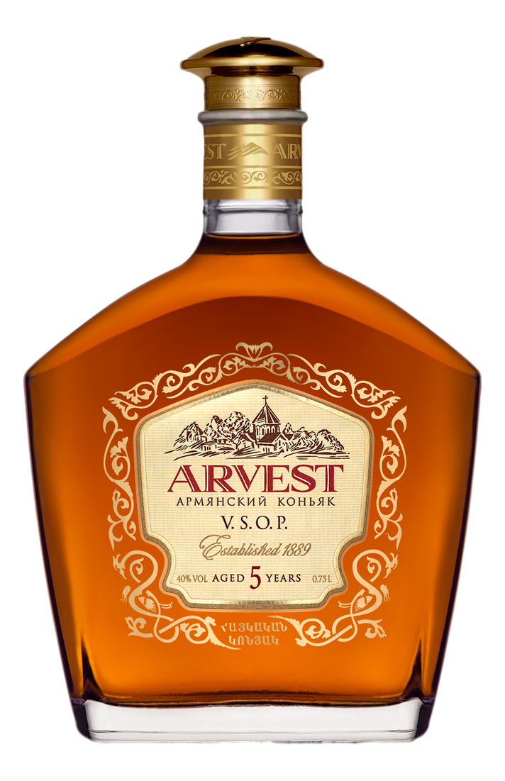 Коньяк Arvest VSOP 5 лет, 0.75л купить по выгодной цене, самовывоз ...