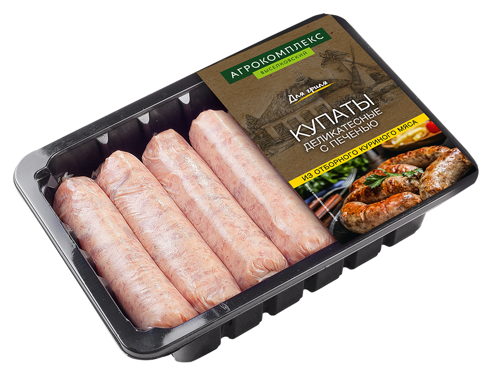 Купаты куриные Агрокомплекс Выселковский Деликатесные с печенью для ...