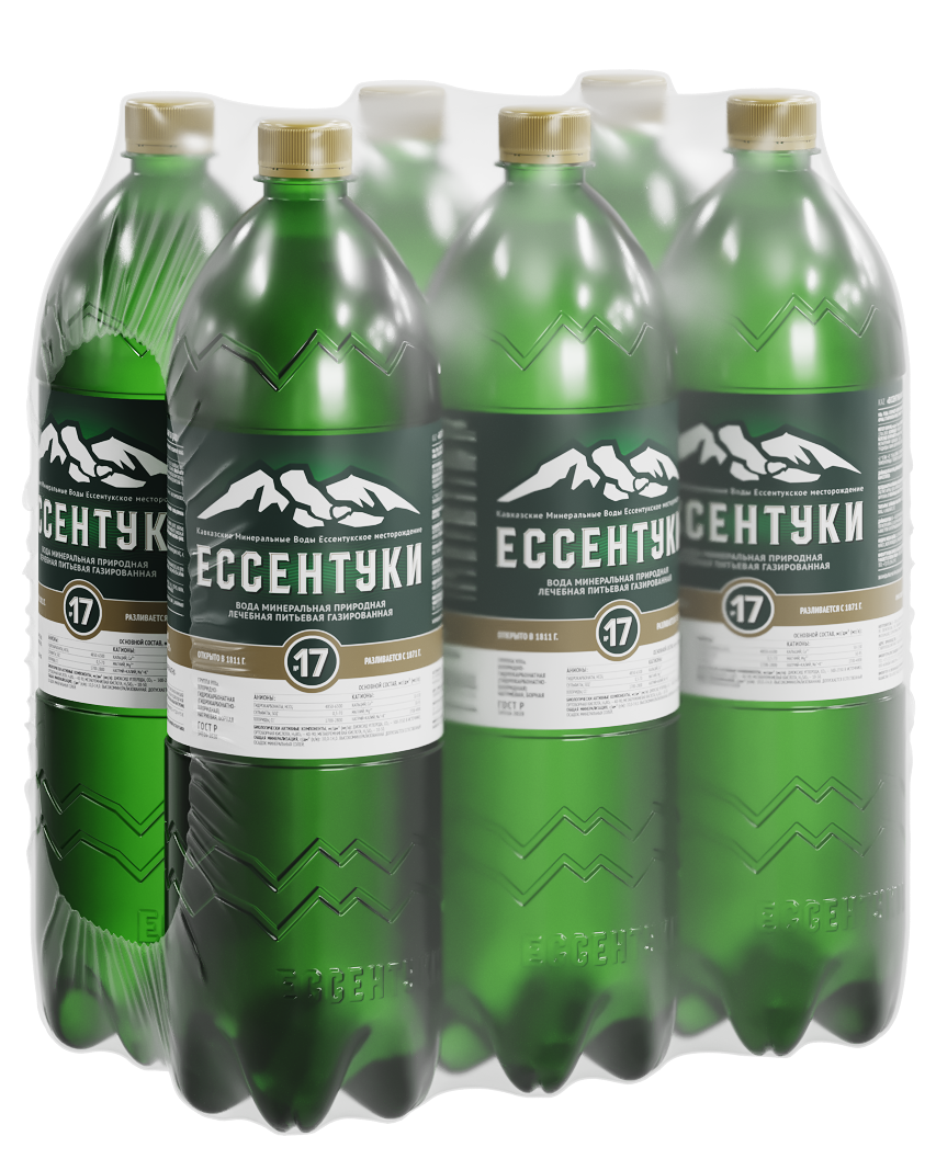 Вода Ессентуки №17 минеральная лечебная, 1.5л x 6 шт купить с доставкой ...