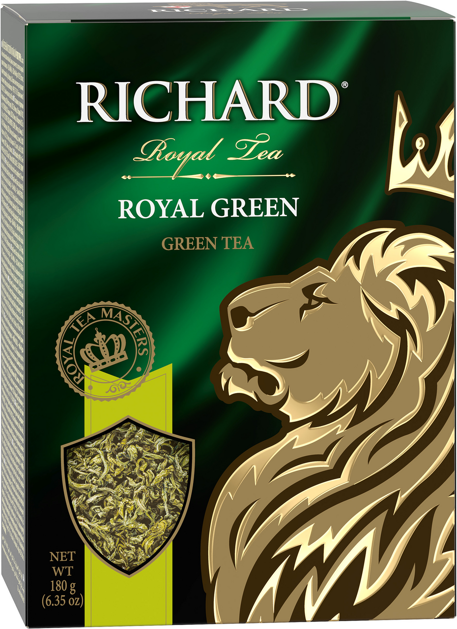 Чай Richard Royal Green зеленый листовой, 180г купить с доставкой на ...