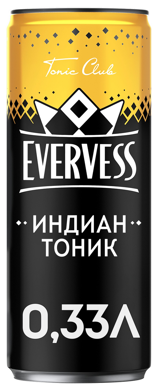 Напиток Evervess Тоник газированный, 330мл купить с доставкой на дом ...