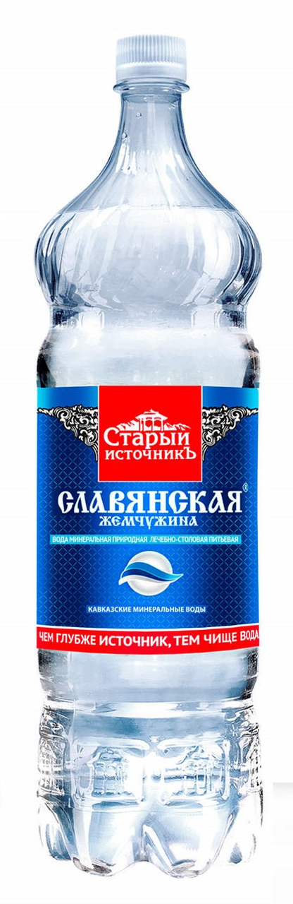 Вода минеральная газированная Славяновская жемчужина пэт, 1л купить с ...