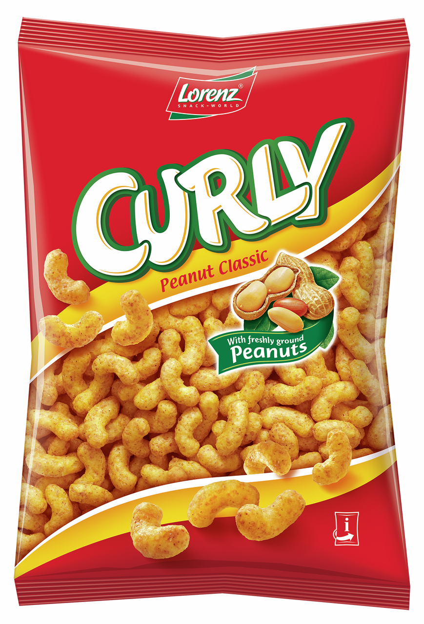 Снэк Curly кукурузный классический, 150г купить с доставкой на дом ...
