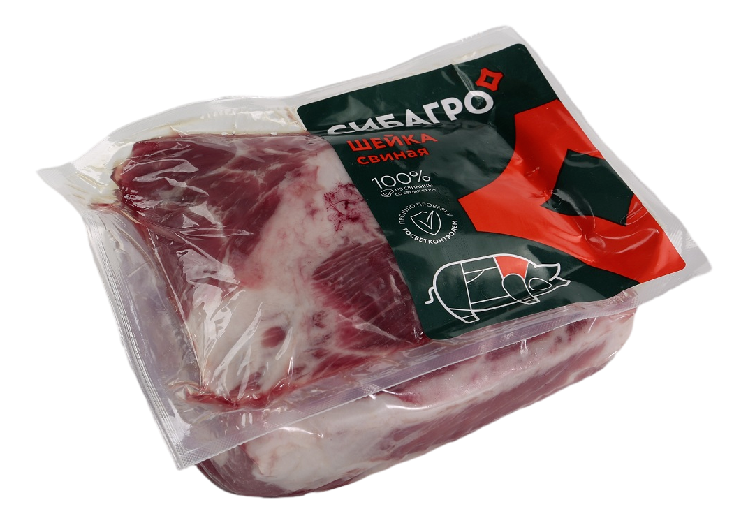 Шейка свиная Сибагро без кости охлажденная, ~1.15кг купить с доставкой ...