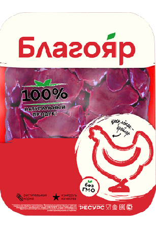 Печень цыпленка-бройлера Благояр охлажденная, 490г купить с доставкой ...