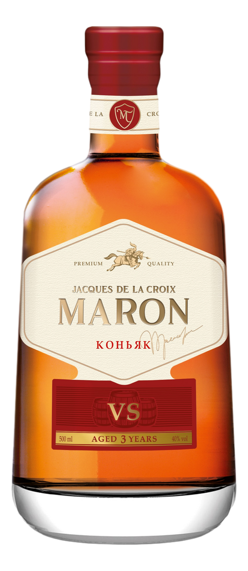 Коньяк Jacques de la Croix Maron 3 звезды, 0.5л купить по выгодной цене ...