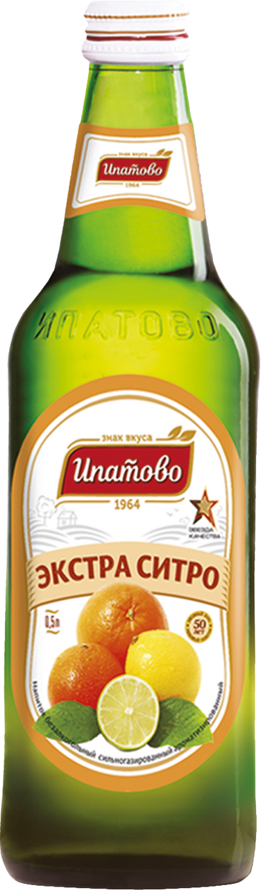 Напиток газированный Ипатово Экстра Ситро, 0.5л купить с доставкой на ...