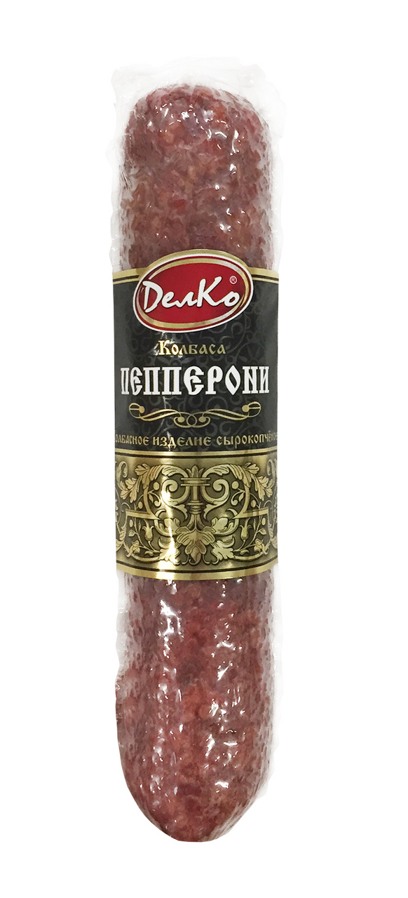 Колбаса Пепперони Делко сырокопченая, ~300г купить с доставкой на дом ...