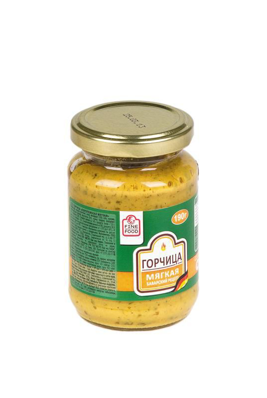 Горчица FINE LIFE Европейская мягкая, 190г купить с доставкой на дом ...