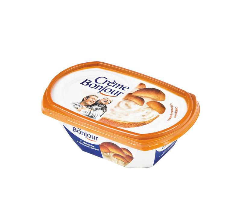 Сыр творожный CREME BONJOUR с творогом и лесными грибами, 200 г купить ...