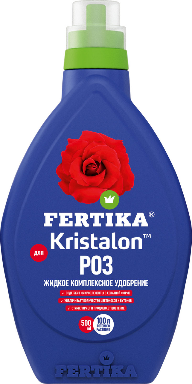 Удобрение Fertika Kristalon для роз, 500мл купить с доставкой на дом ...