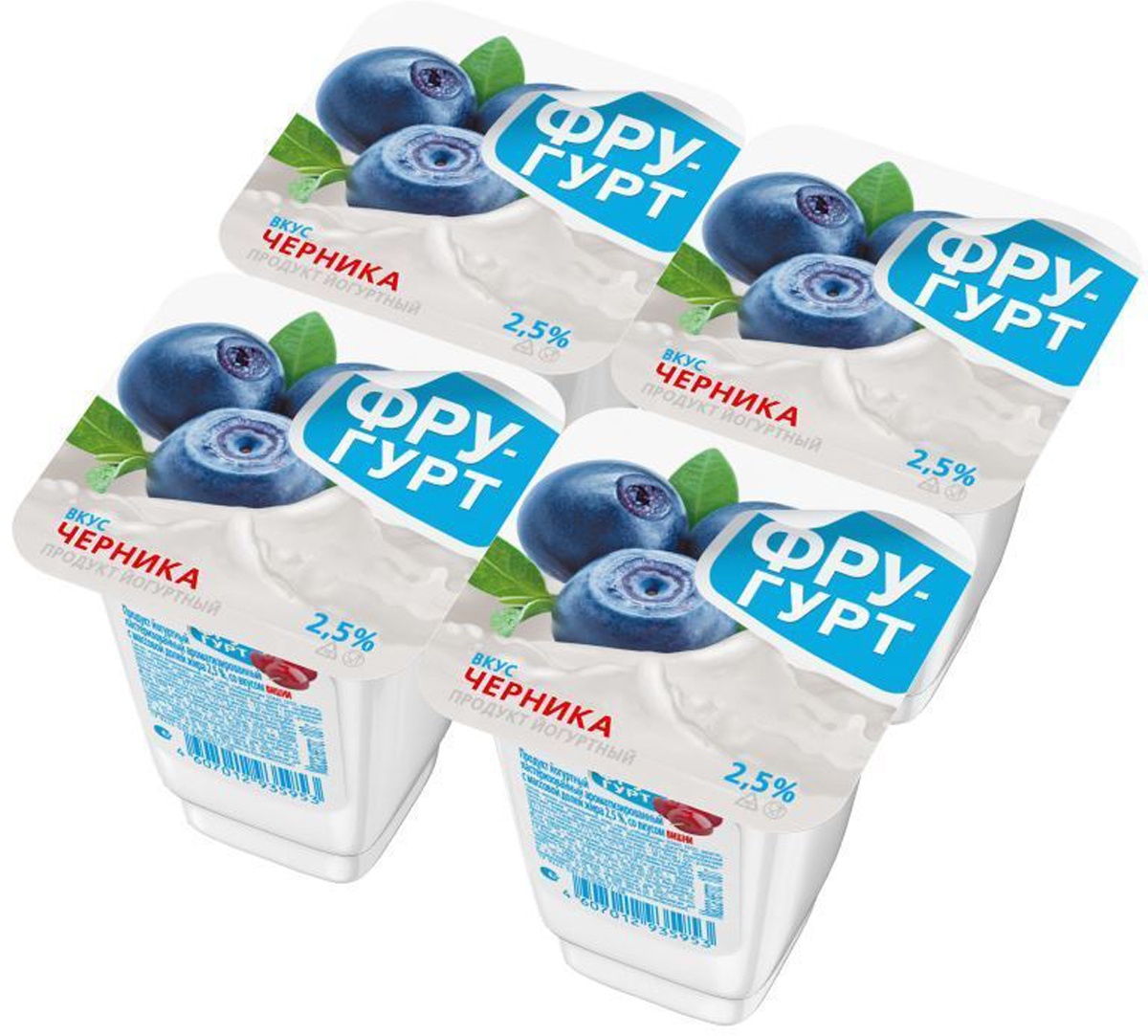Фругурт черника 2,5%, 100г купить с доставкой на дом, цены в интернет ...