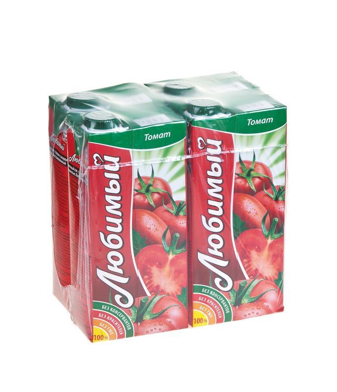Сок ЛЮБИМЫЙ Томат, 0,95л купить с доставкой на дом, цены в интернет ...