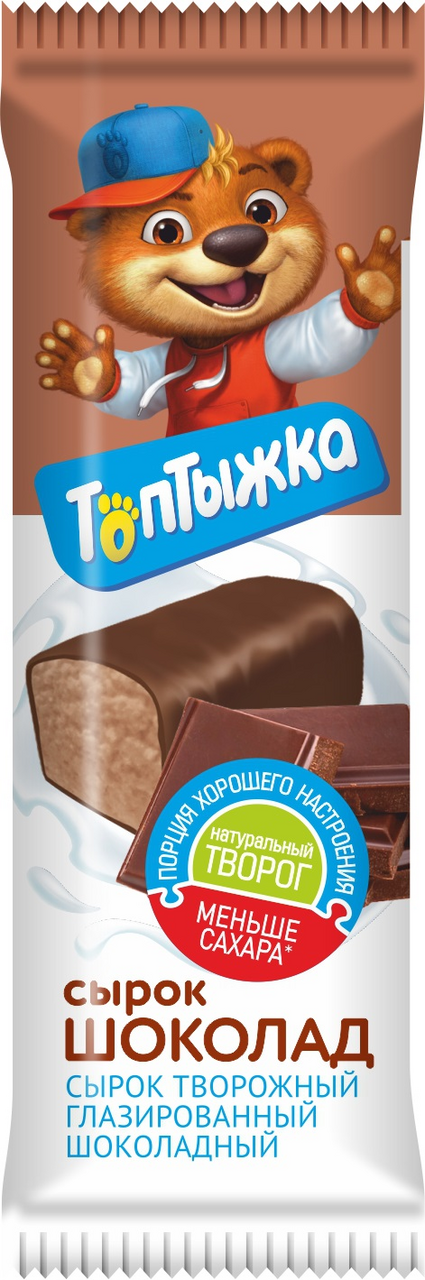 Сырок Топтыжка глазированный шоколад 12%, 40г купить с доставкой на дом ...