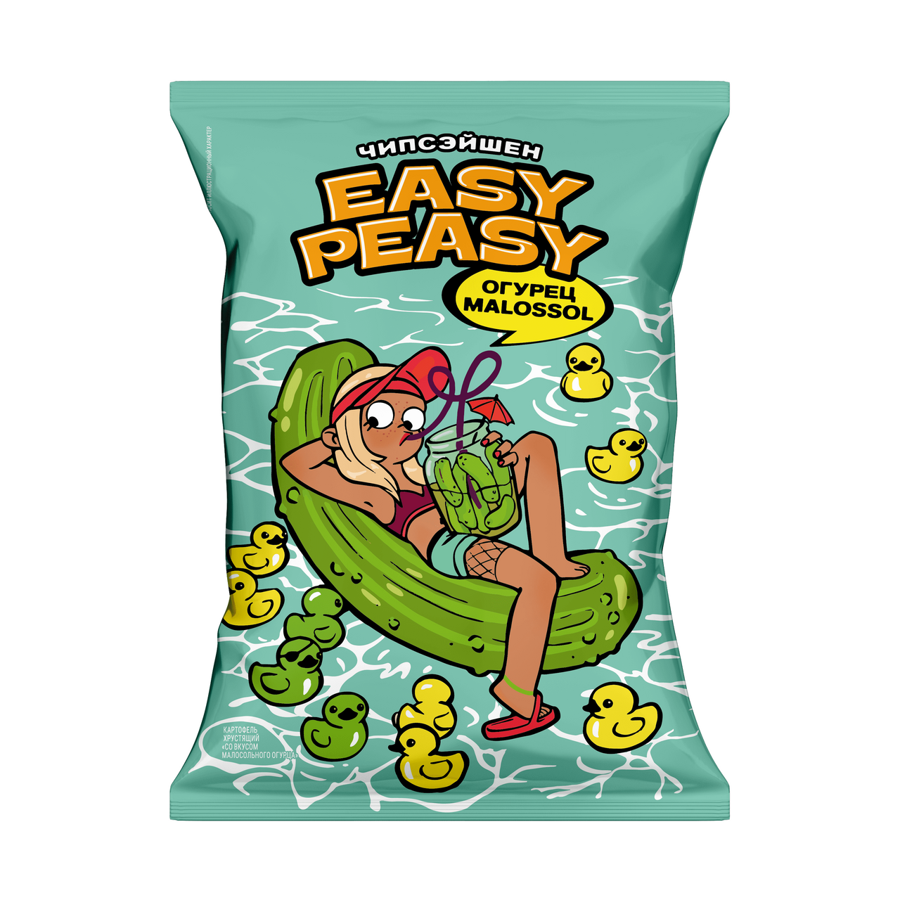 Чипсы Easy Peasy огурец Malossol, 50г купить с доставкой на дом и дачу ...