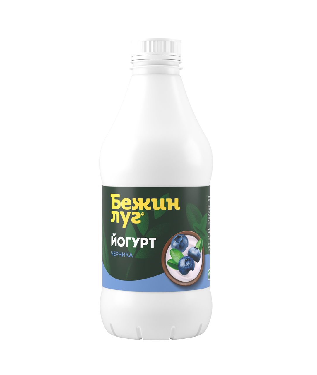 Йогурт Бежин луг черника 2.5%, 900г купить с доставкой на дом, цены в ...