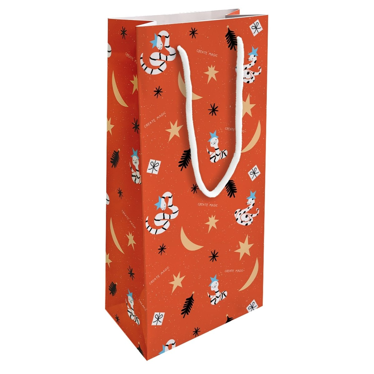 Пакет под бутылку Be Smart Lucky красный, 15 x 32см купить с доставкой ...