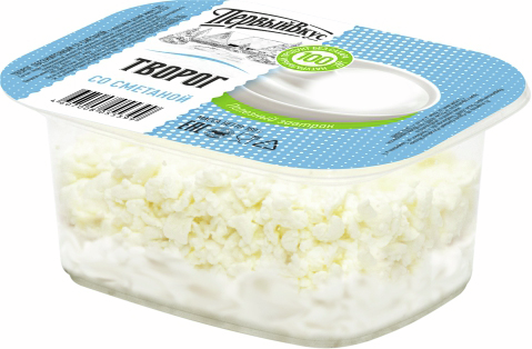 Творог со сметаной Первый вкус 7%, 130г купить с доставкой на дом, цены ...