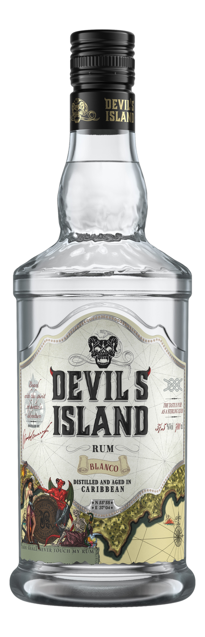 Ром Devil's Island Blanco, 0.7л купить по выгодной цене, самовывоз ...