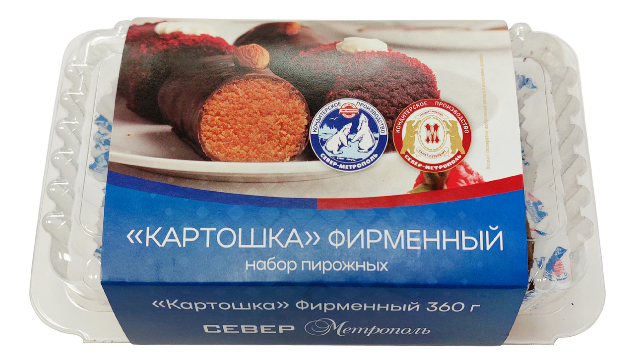 Набор пирожных Картошка Север фирменный, 360г купить с доставкой на дом ...