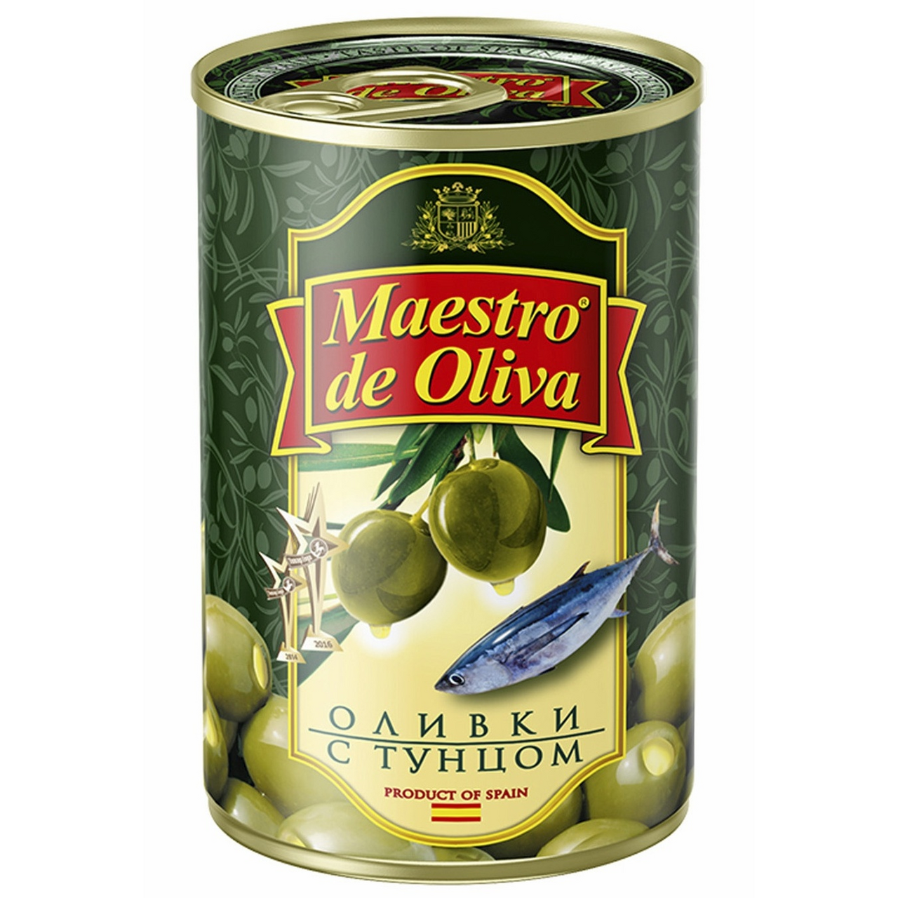 Оливки Maestro de oliva с тунцом, 300г купить с доставкой на дом, цены ...