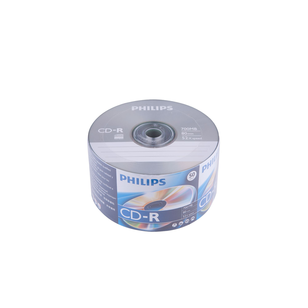 PHILIPS ДИСК CD-R 700 Мб 48 - 52х 50ШТ купить с доставкой на дом, цены ...