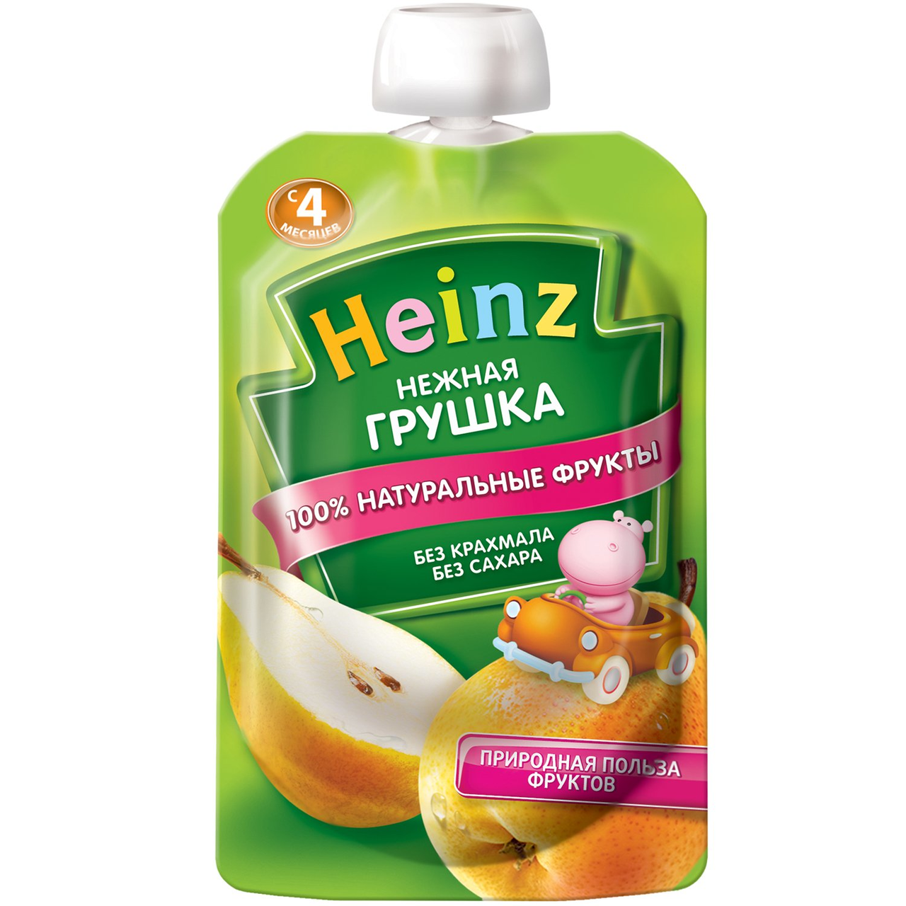 Пюре HEINZ нежная грушка, 100 г купить с доставкой на дом, цены в ...