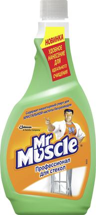 Средство для мытья стекол MR MUSCLE сменная бутылка, 500мл купить с ...