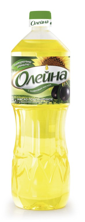 Масло ОЛЕЙНА золотая рыбка, подсолнечное/оливковое, 1л купить с ...