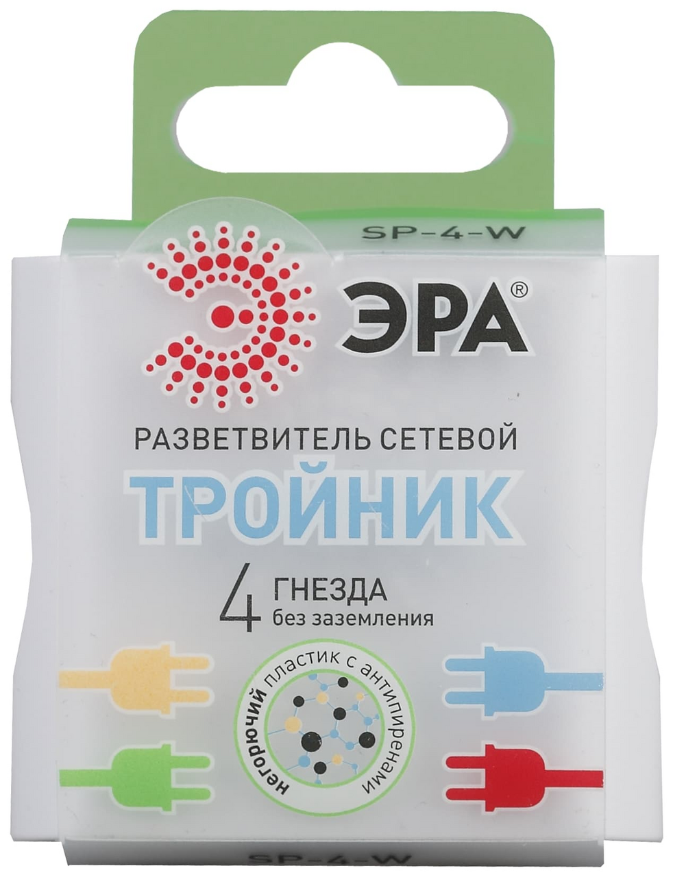 Тройник Эра SP-4-W 4 гнезда купить с доставкой на дом, цены в интернет ...