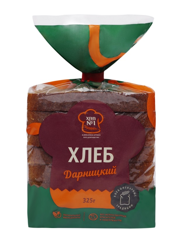 Хлеб ХПП №1 Дарницкий нарезка, 325г купить с доставкой на дом, цены в ...