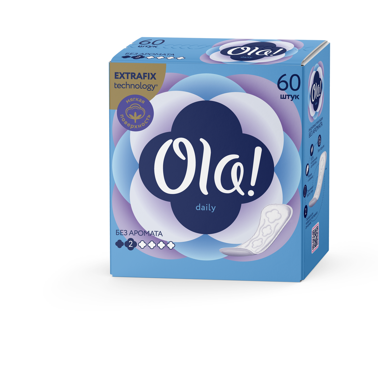 Прокладки ежедневные Ola! Daily, 60шт купить с доставкой на дом, цены в ...