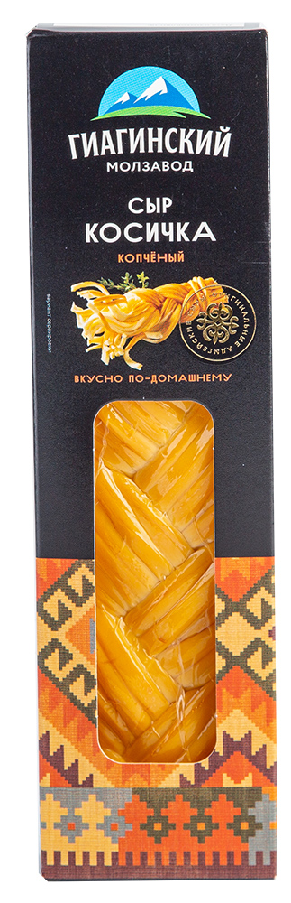 Сыр Гиагинский МЗ косичка копченый 40%, 100г купить с доставкой на дом ...