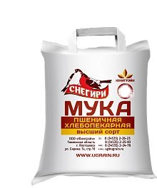 Мука Снегири высший сорт, 10кг купить с доставкой на дом, цены в ...