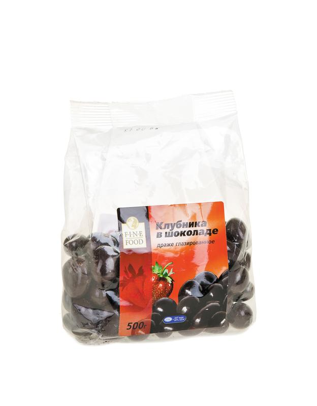 Драже FINE LIFE Клубника в шоколаде, 500г купить с доставкой на дом ...