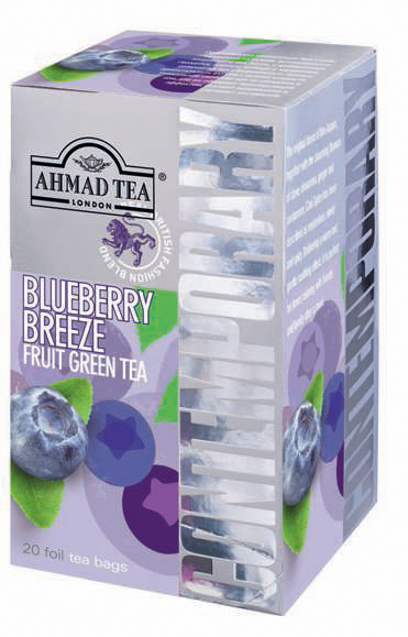 Чай AHMAD TEA Blueberry Breeze пакетированный, 20х2г купить с доставкой ...
