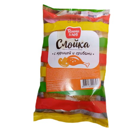 Слойка Томин хлеб с курицей и грибами, 60г купить с доставкой на дом ...