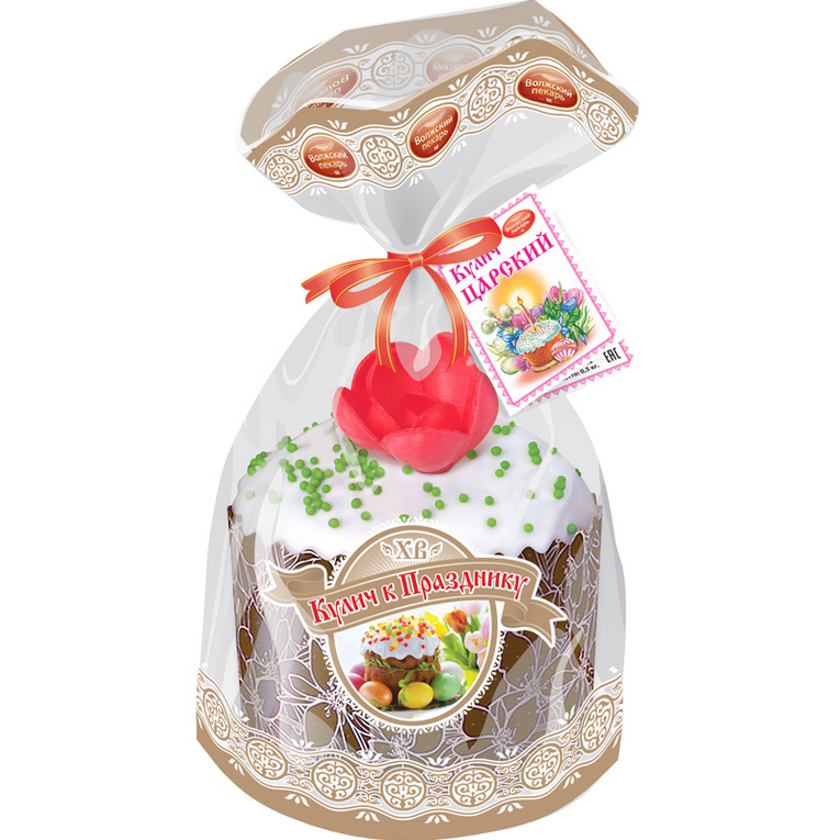 Кулич царский Волжский пекарь, 0,5кг купить с доставкой на дом, цены в ...