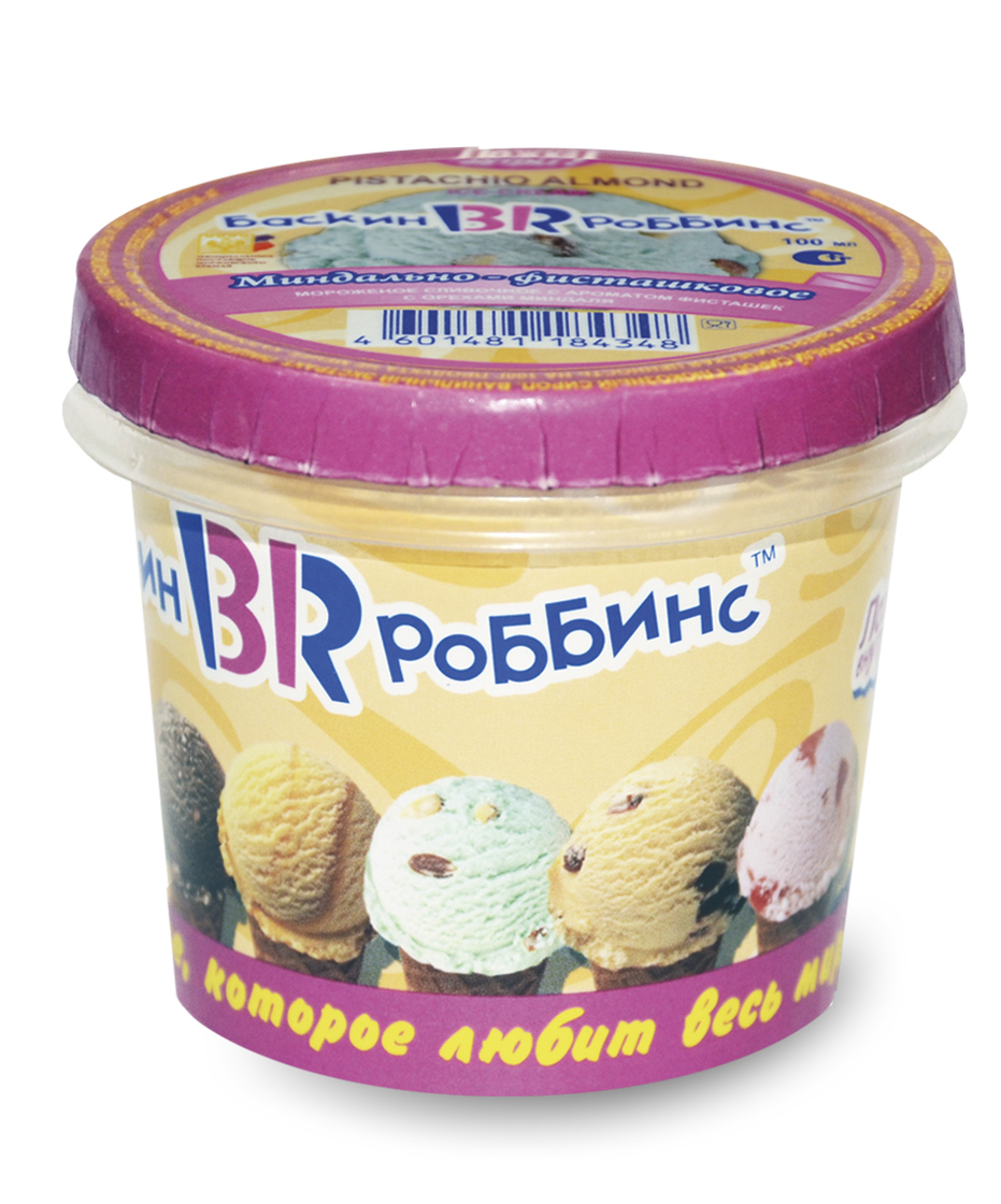Мороженое Baskin Robbins Миндально-фисташковое, 60г купить с доставкой ...