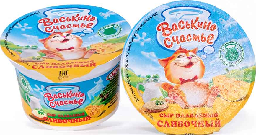 Сыр плавленый Васькино счастье Легкий сливочный 50%, 180г купить с ...