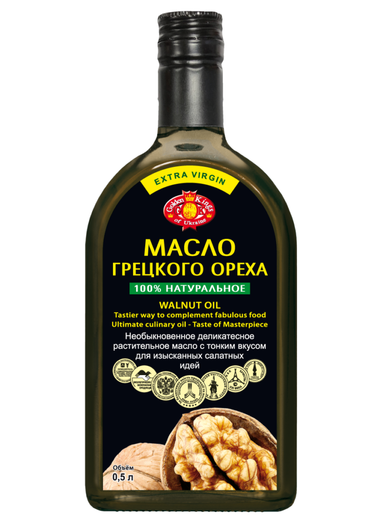 Масло грецкого ореха Golden Kings of Ukraine, 350мл купить с доставкой ...
