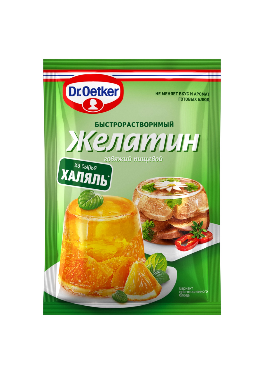 Желатин DR. OETKER Говяжий, 20г купить с доставкой на дом, цены в ...