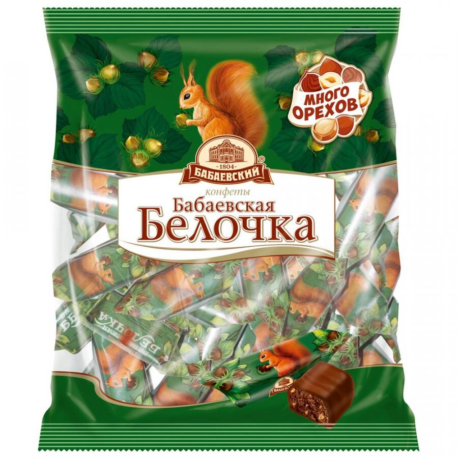 Конфеты Бабаевский Белочка шоколадные, 200г купить с доставкой на дом ...