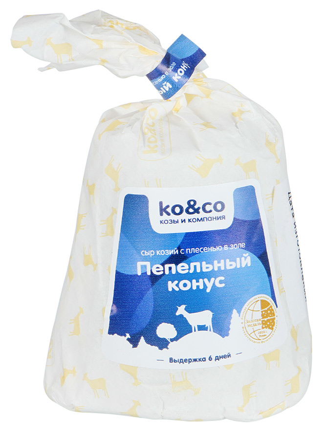 Сыр KOCO Пепельный конус Козий 200 г купить с доставкой на дом, цены в ...