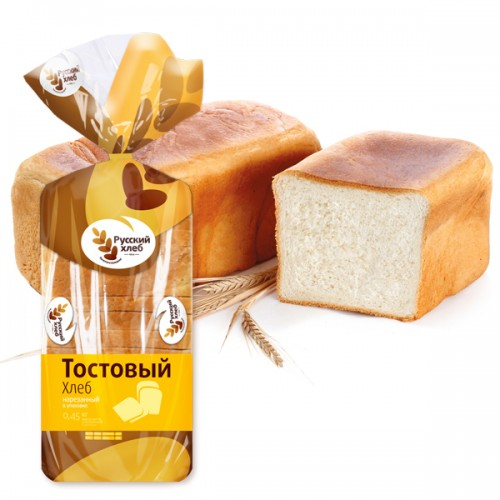 Хлеб Русский хлеб тостовый нарезка, 210г купить с доставкой на дом ...