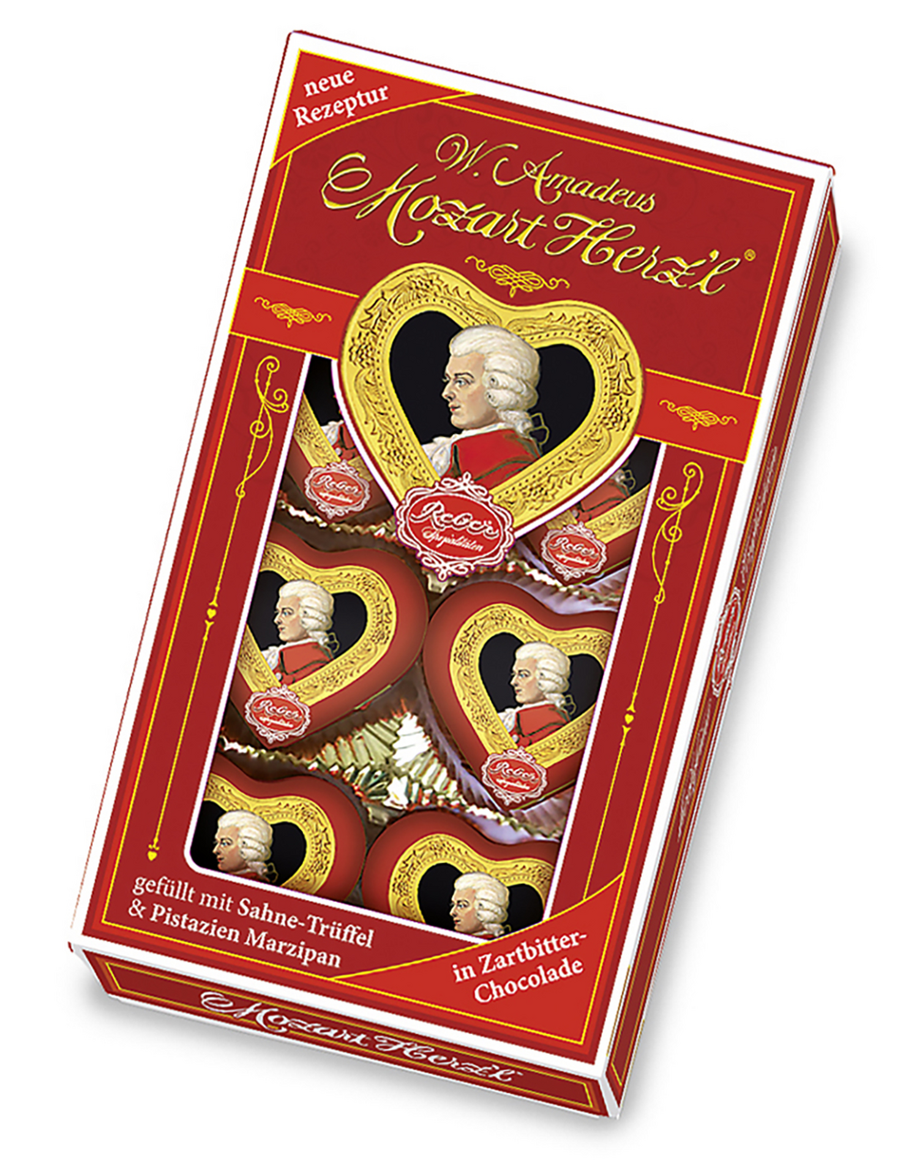 Конфеты Mozart Reber сердечки шоколадные, 80г купить с доставкой на дом ...