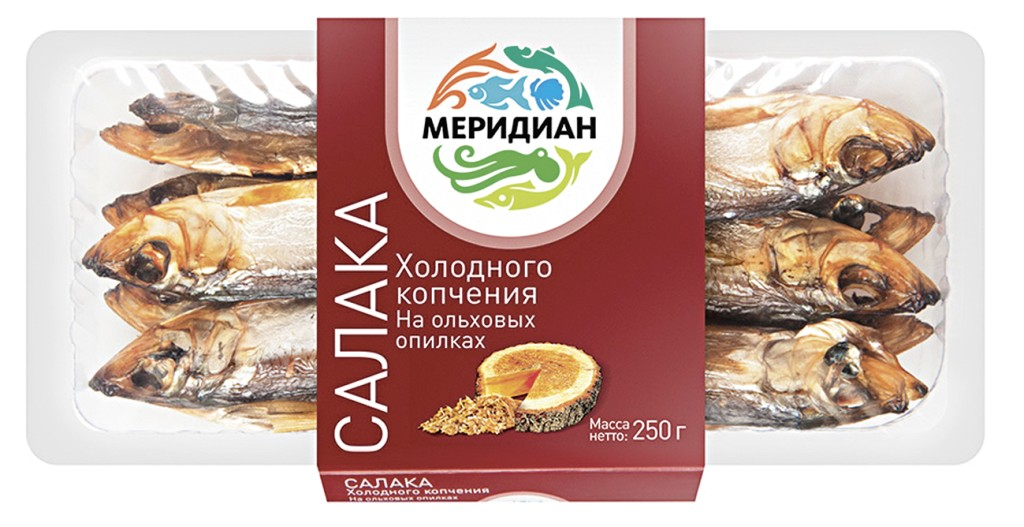 Салака МЕРИДИАН холодного копчения, 250г купить с доставкой на дом ...