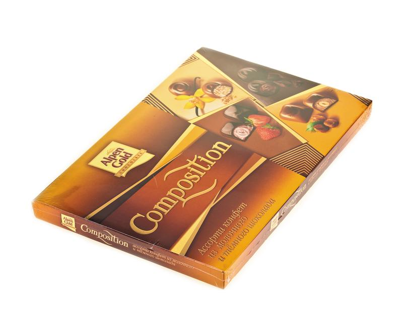Шоколадные конфеты ALPEN GOLD Composition, 287г купить с доставкой на ...