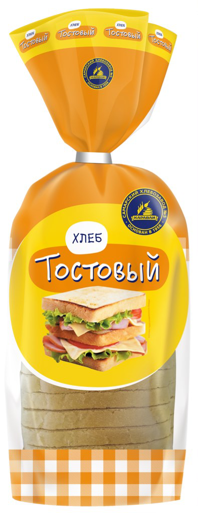 Хлеб Самарский хлебозавод №5 тостовый нарезка, 450г купить с доставкой ...