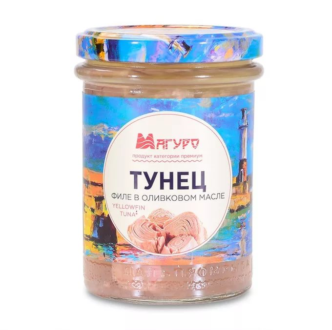 Филе тунца в оливковом масле МАГУРО, 200г купить с доставкой на дом ...